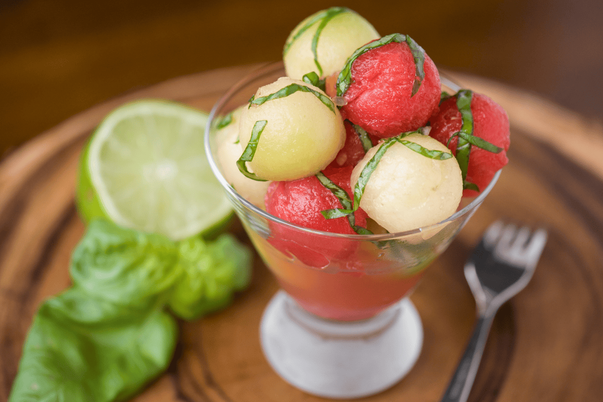 Melon Ball Salad - Self Proclaimed Foodie