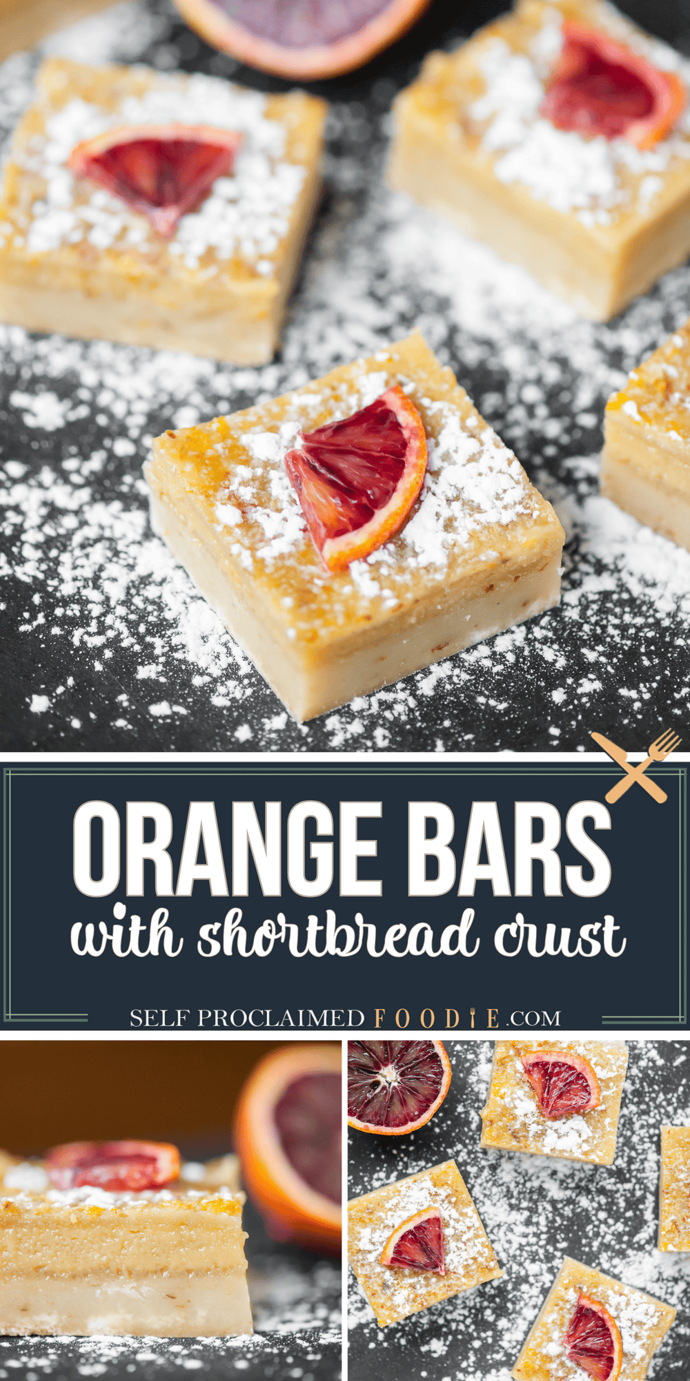 Orange Bars - Self Proclaimed Foodie