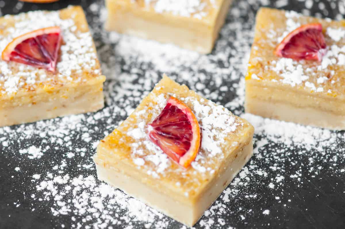 Orange Bars - Self Proclaimed Foodie