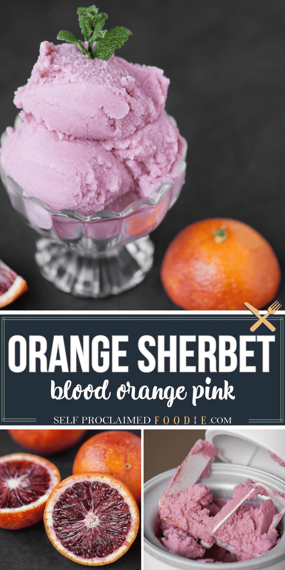 Orange Sherbet - Self Proclaimed Foodie