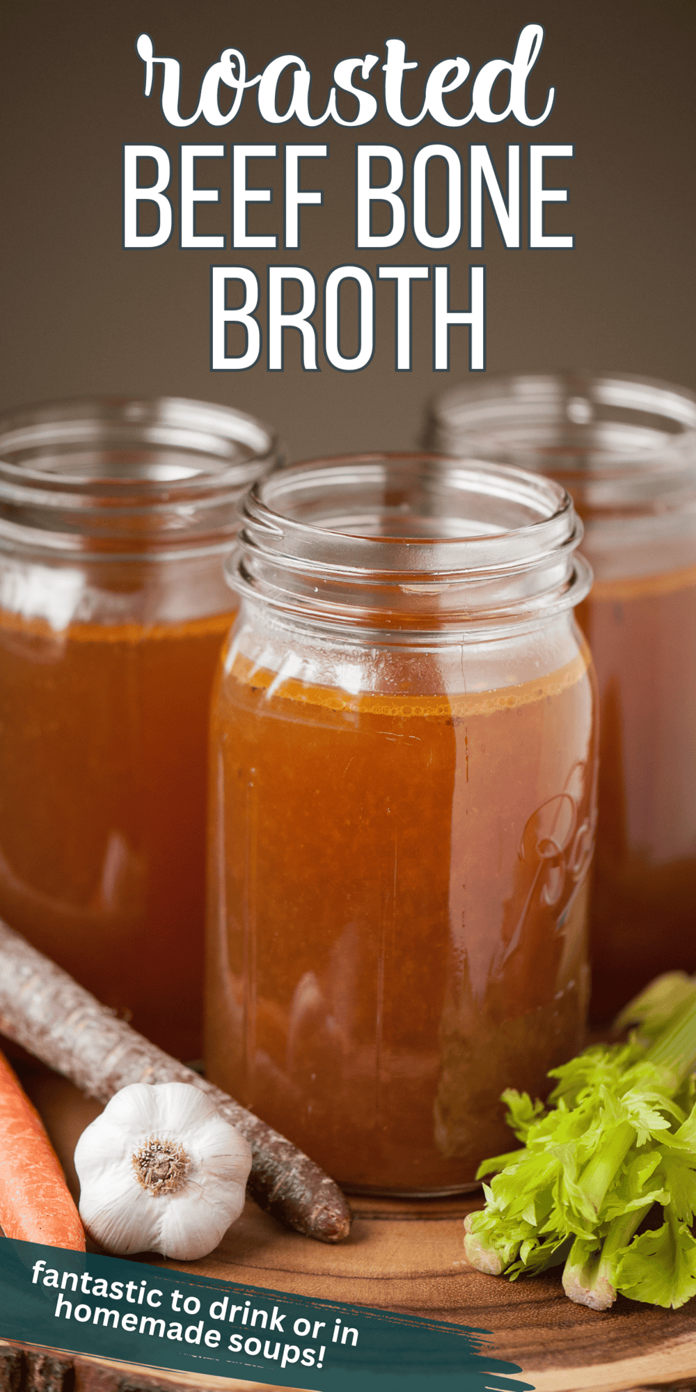 Roasted Beef Bone Broth - Self Proclaimed Foodie