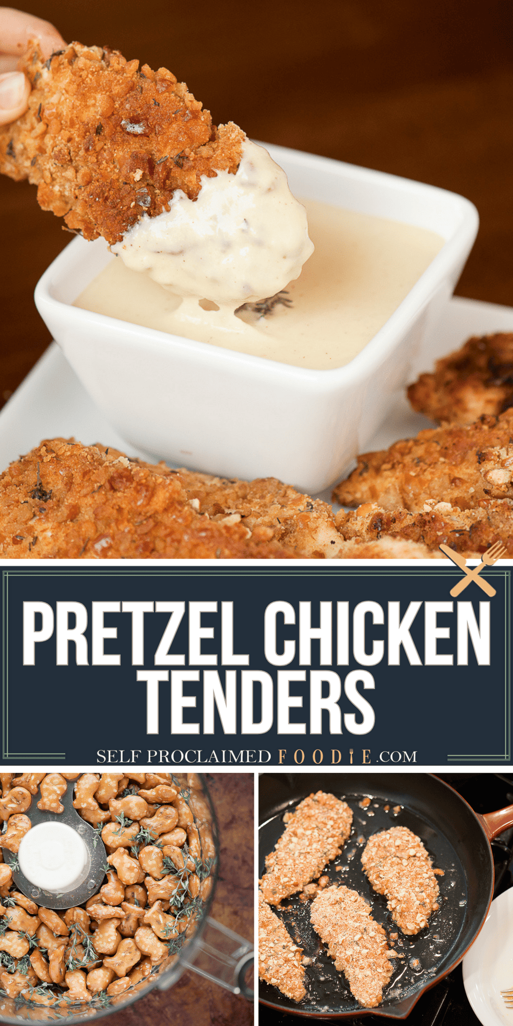 Pretzel Crusted Chicken - Self Proclaimed Foodie