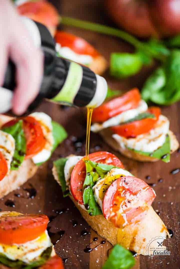 Caprese Bruschetta - Self Proclaimed Foodie