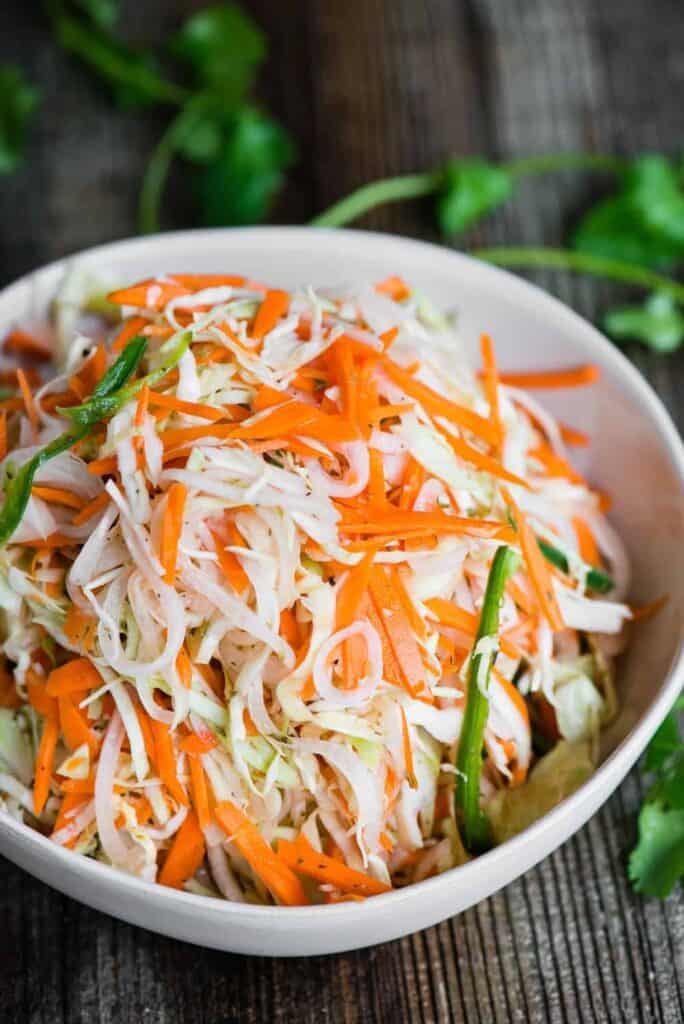 Curtido Cabbage Slaw Recipe - Self Proclaimed Foodie