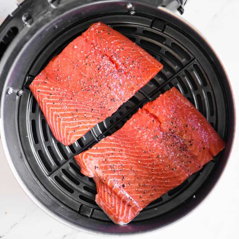 Air Fryer Salmon And Asparagus Self Proclaimed Foodie