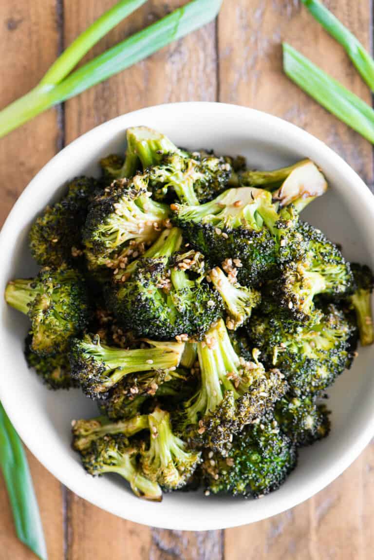 Asian Roasted Broccoli - Self Proclaimed Foodie