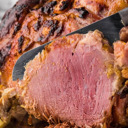 Glazed Baked Whole Ham - Self Proclaimed Foodie