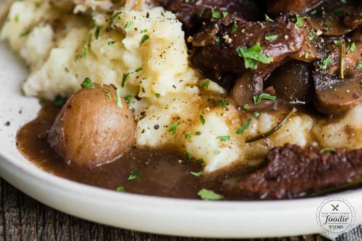 Tender Beef Burgundy Recipe - Self Proclaimed Foodie