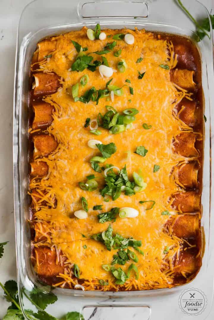 Shredded Beef Enchiladas - Self Proclaimed Foodie
