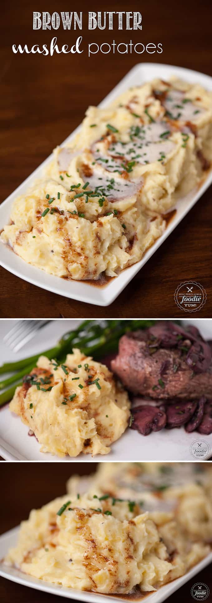 Brown Butter Mashed Potatoes - Self Proclaimed Foodie