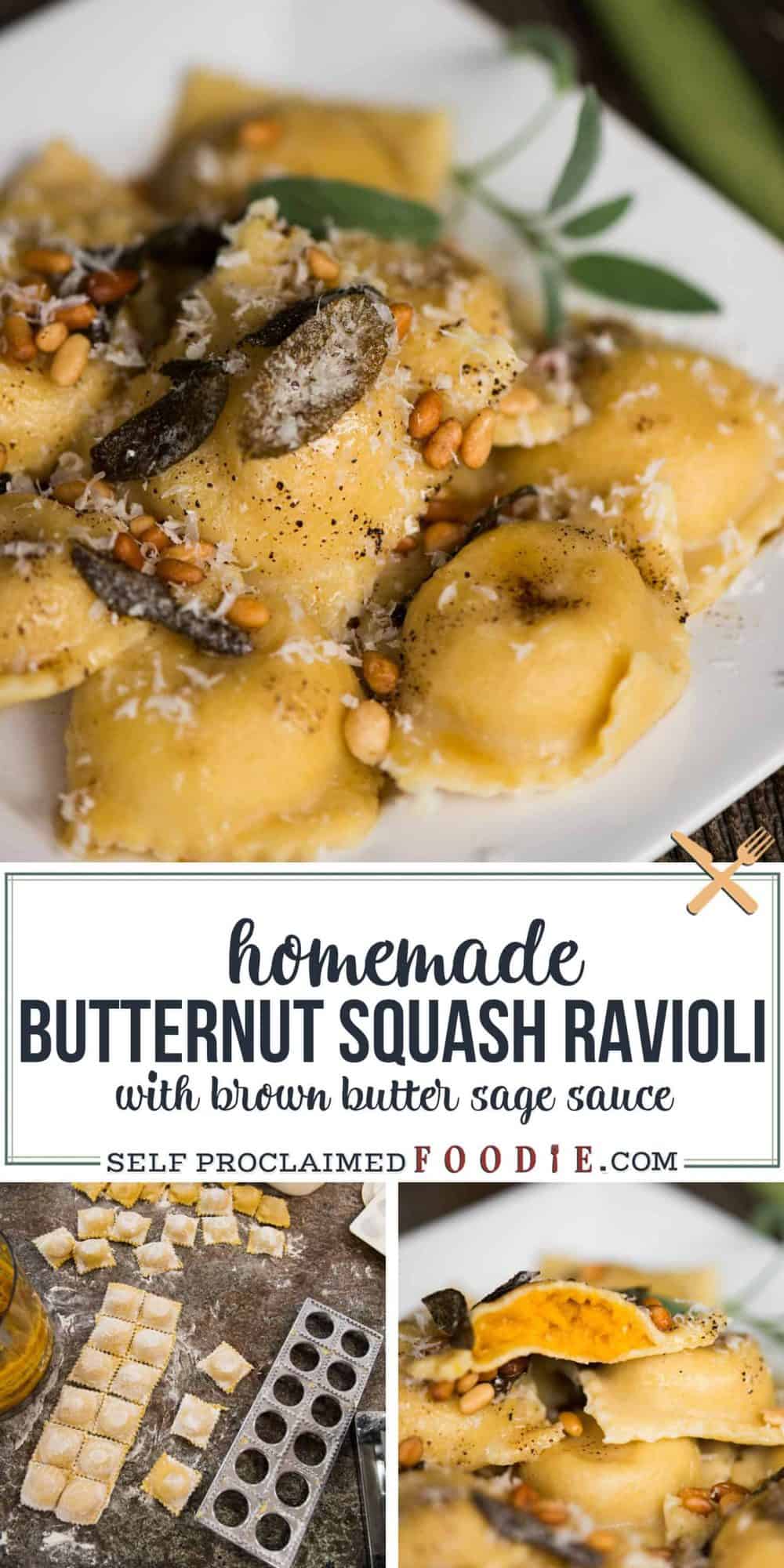 Butternut Squash Ravioli - Self Proclaimed Foodie
