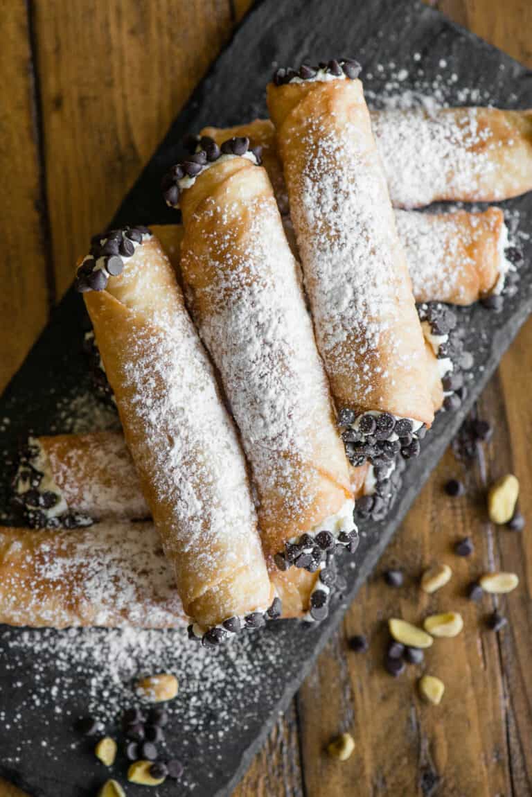 Cannoli with Mascarpone Filling - Self Proclaimed Foodie