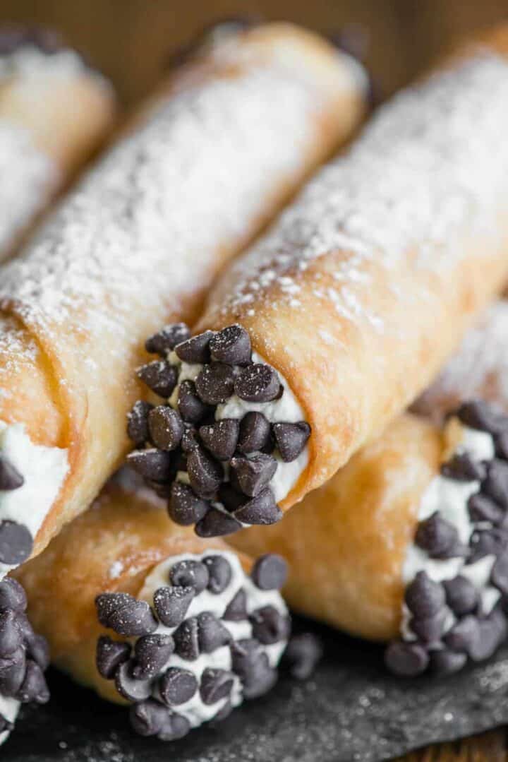 Cannoli with Mascarpone Filling - Self Proclaimed Foodie