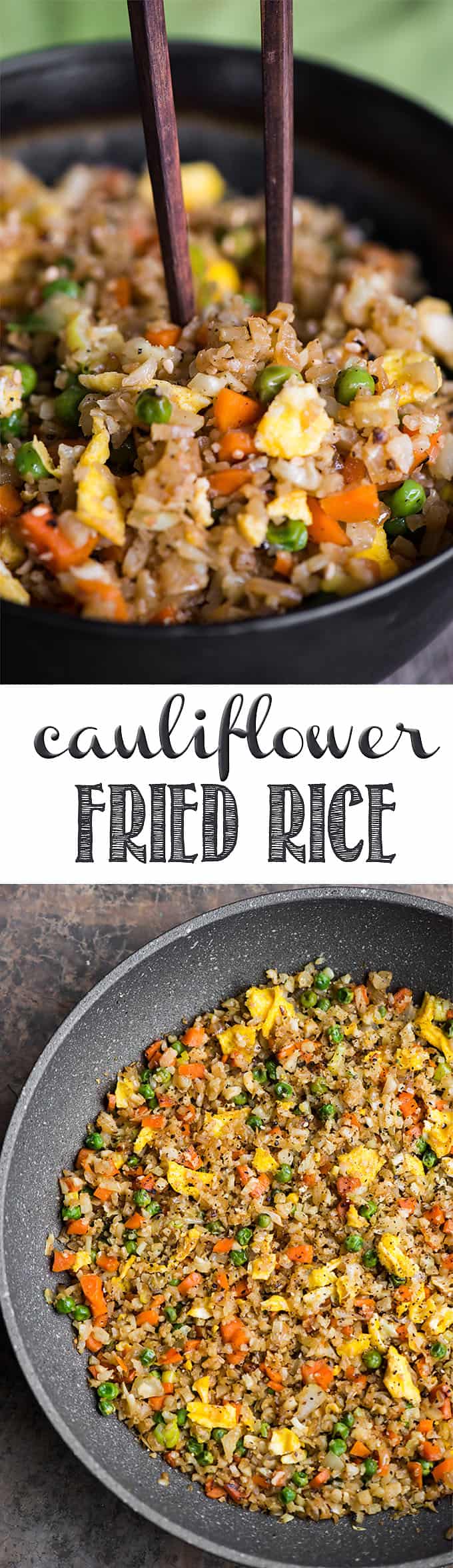 Cauliflower Fried Rice - Self Proclaimed Foodie