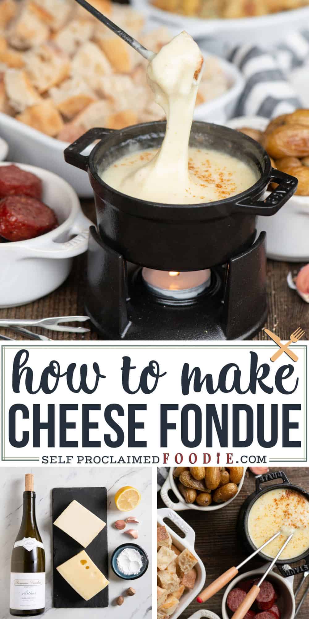 How to Make Classic Swiss Cheese Fondue - So Easy to Make