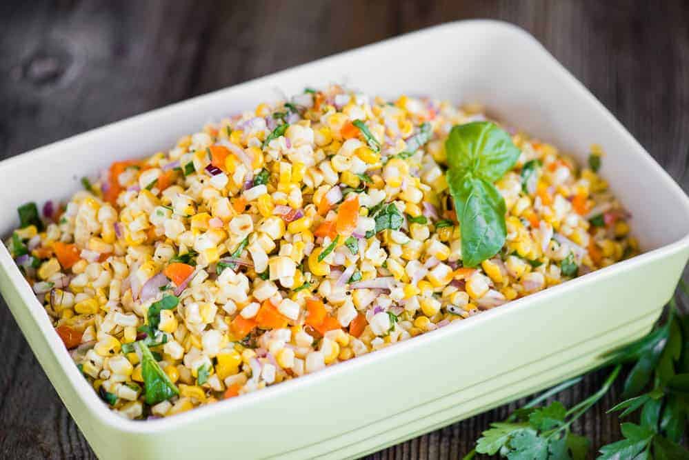 Fresh Corn Salad Recipe | Self Proclaimed Foodie