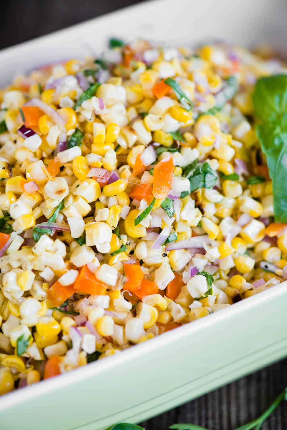 Fresh Corn Salad Recipe | Self Proclaimed Foodie