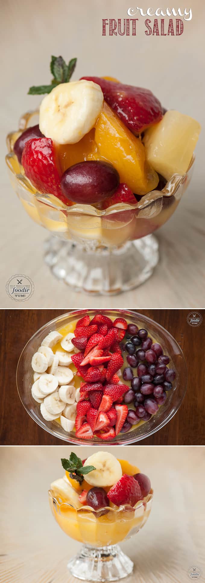 Creamy Fruit Salad Self Proclaimed Foodie
