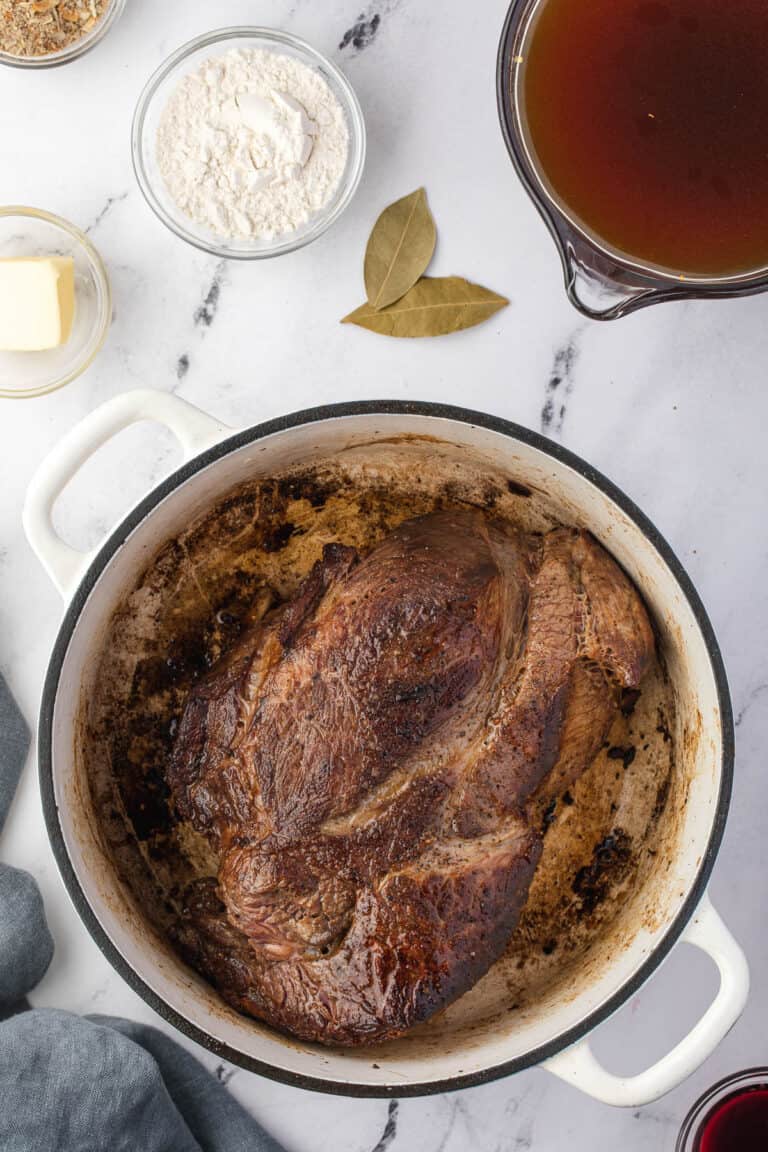 Dutch Oven Pot Roast Recipe - Self Proclaimed Foodie