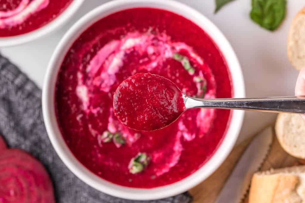 Fresh Beet Soup (Creamy Blended Stovetop Recipe)