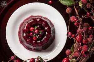 Fresh Cranberry Gelatin Mold - Self Proclaimed Foodie