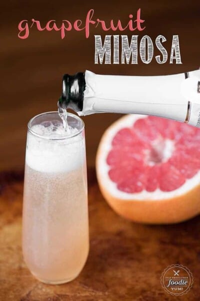 Grapefruit Mimosa - Self Proclaimed Foodie