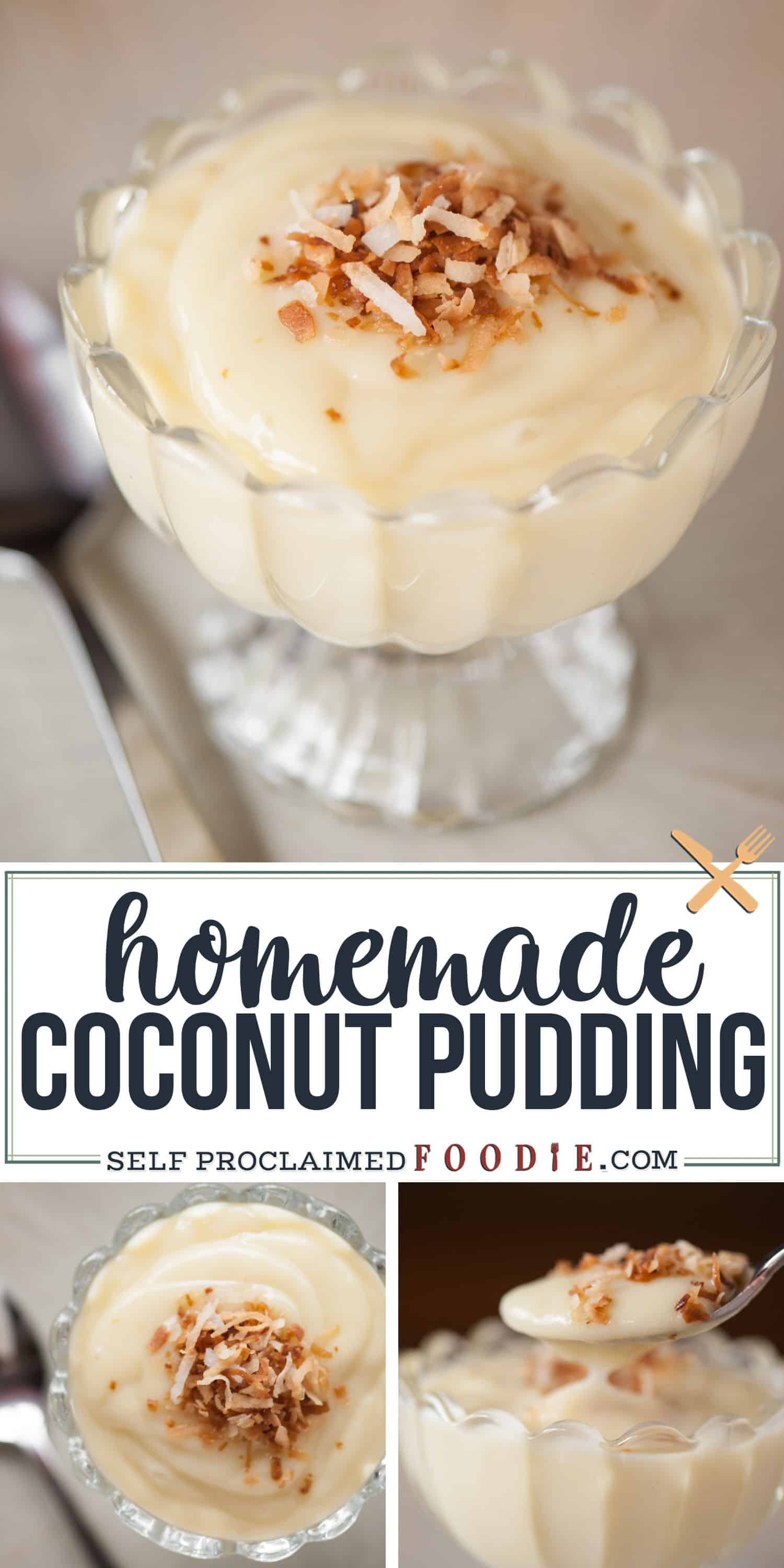 Homemade {Dairy Free} Coconut Pudding - Self Proclaimed Foodie