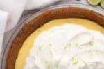 Homemade Key Lime Pie {Gingersnap Crust} - Self Proclaimed Foodie