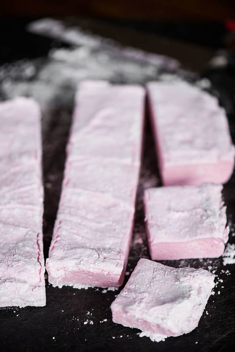 Homemade Raspberry Marshmallows - Self Proclaimed Foodie