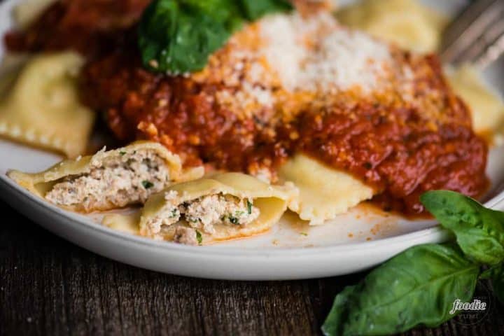 Meat and Cheese Ravioli - Self Proclaimed Foodie