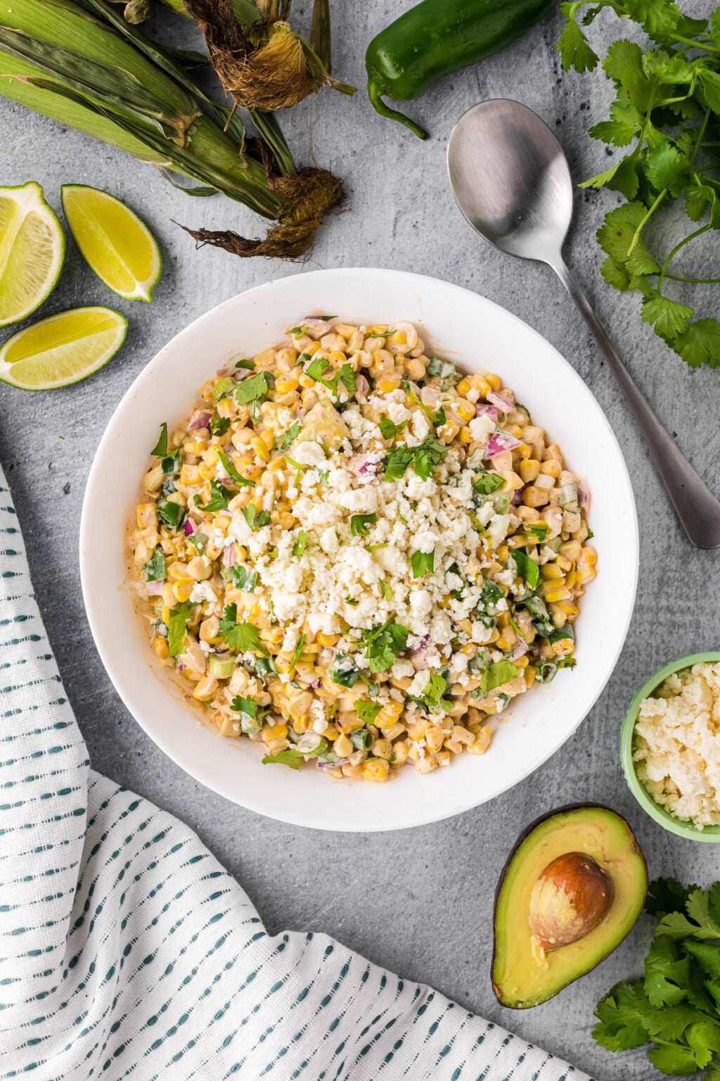 Mexican Street Corn Salad - Self Proclaimed Foodie