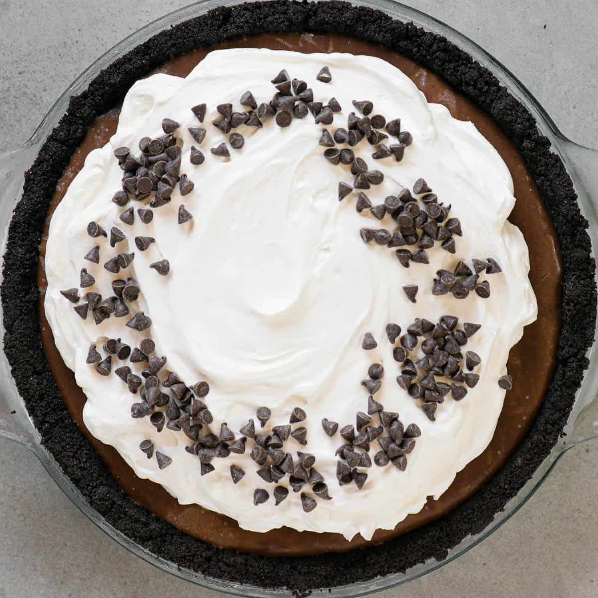 Mud Pie {Frozen Chocolate Pie} - Self Proclaimed Foodie
