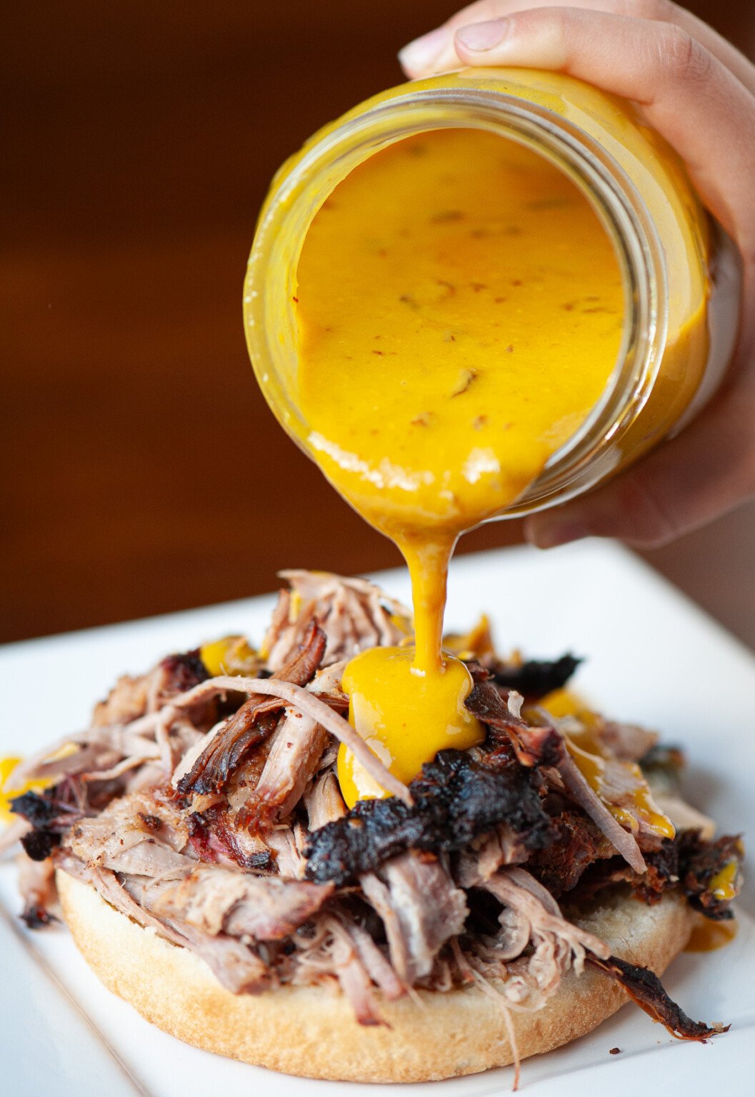 Carolina Mustard Barbecue Sauce - Self Proclaimed Foodie