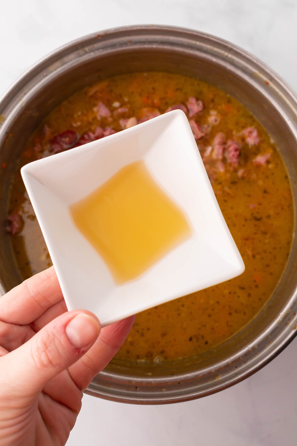 Homemade Navy Bean Soup Recipe with Ham Hocks