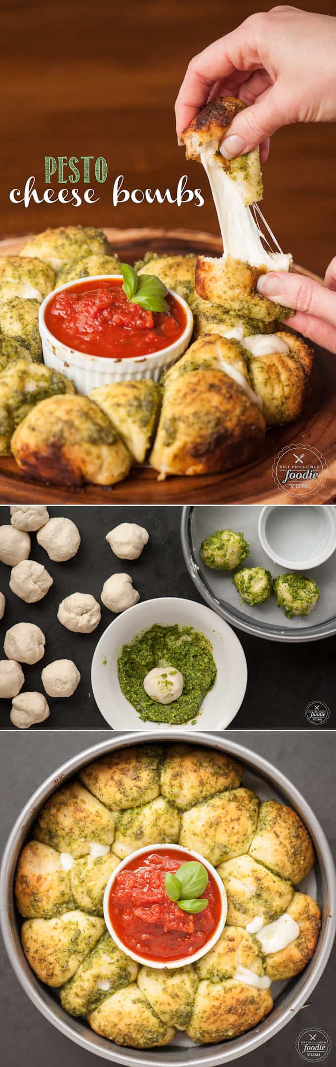 Pesto Cheese Bombs - Self Proclaimed Foodie
