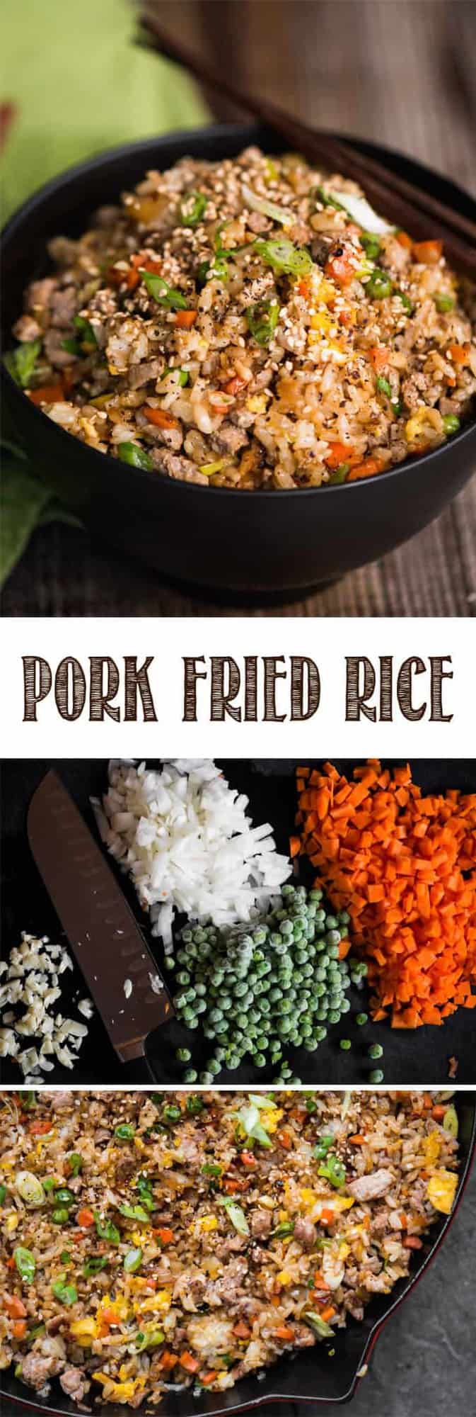 Pork Fried Rice - Self Proclaimed Foodie