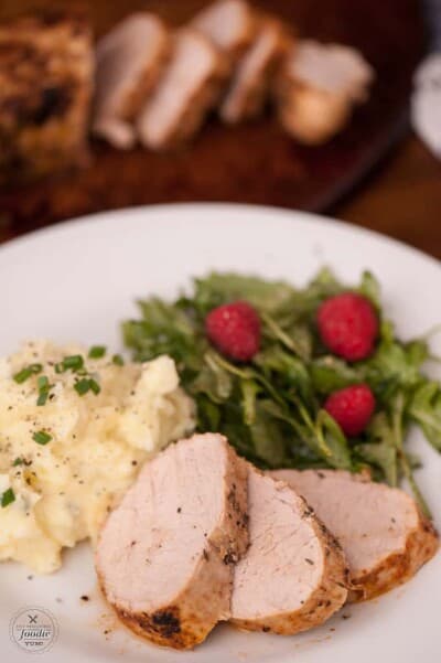 Pork Tenderloin with Raspberry Sauce - Self Proclaimed Foodie