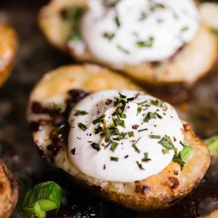 Loaded Potato Skins - Self Proclaimed Foodie