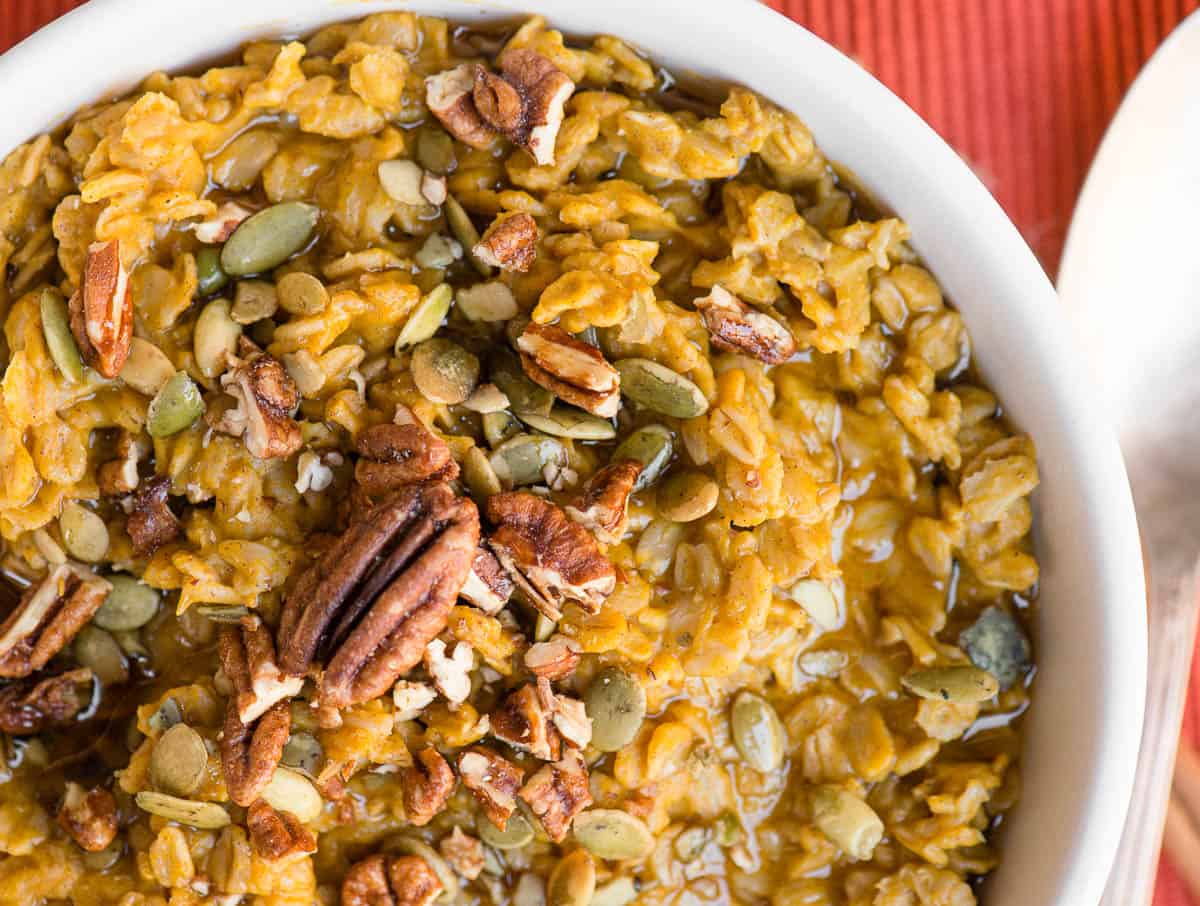 Pumpkin Oatmeal - Self Proclaimed Foodie