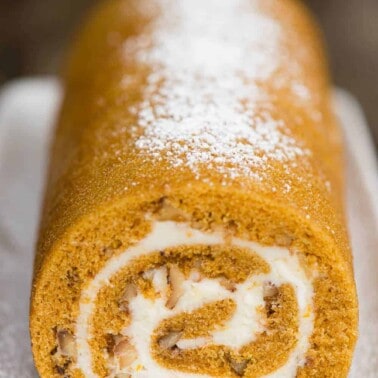 Pumpkin Roll - Self Proclaimed Foodie