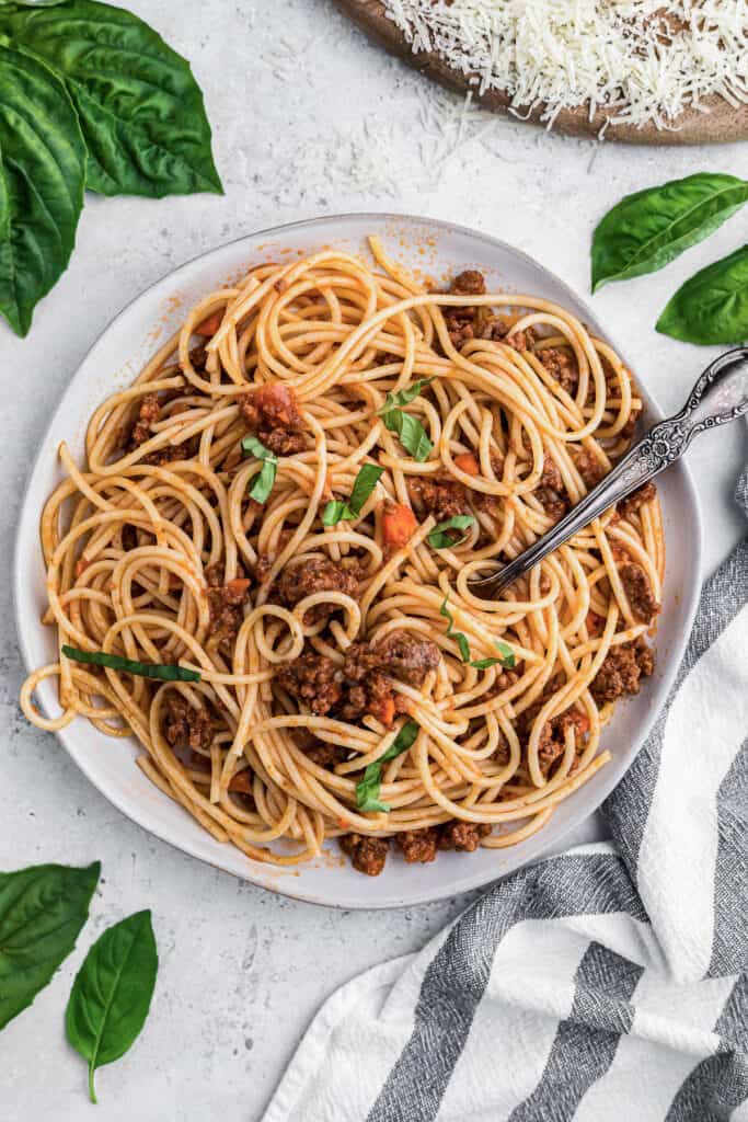 Authentic Homemade Ground Beef Ragu Sauce - Slow Cooked