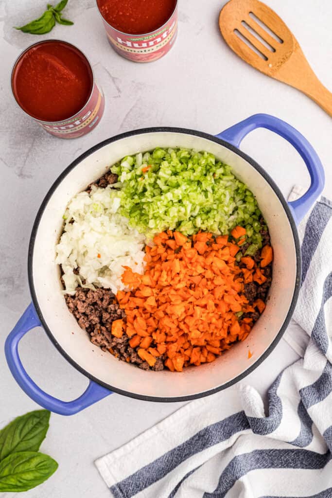 Authentic Homemade Ground Beef Ragu Sauce - Slow Cooked