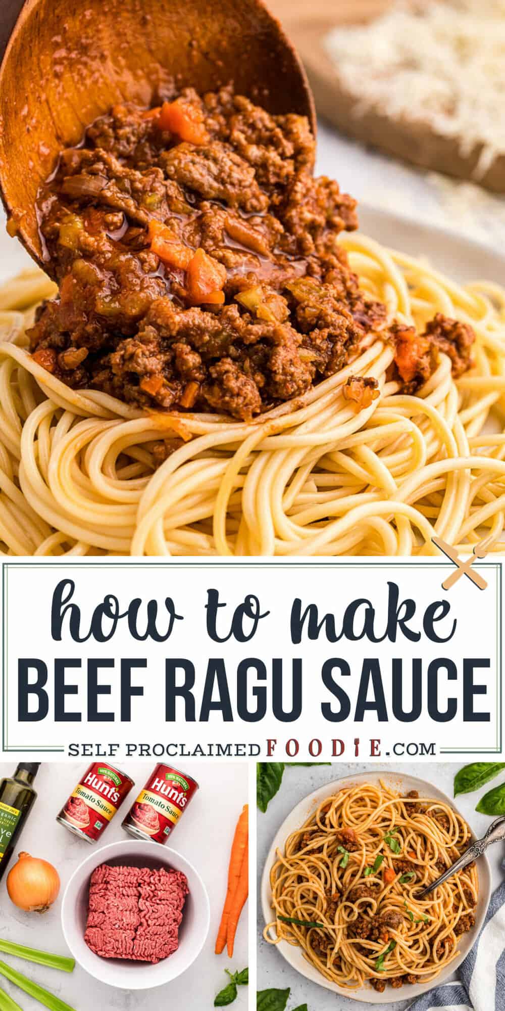 Authentic Homemade Ground Beef Ragu Sauce - Slow Cooked