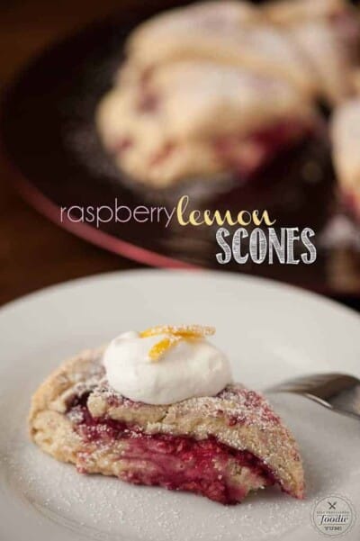Raspberry Lemon Scones - Self Proclaimed Foodie