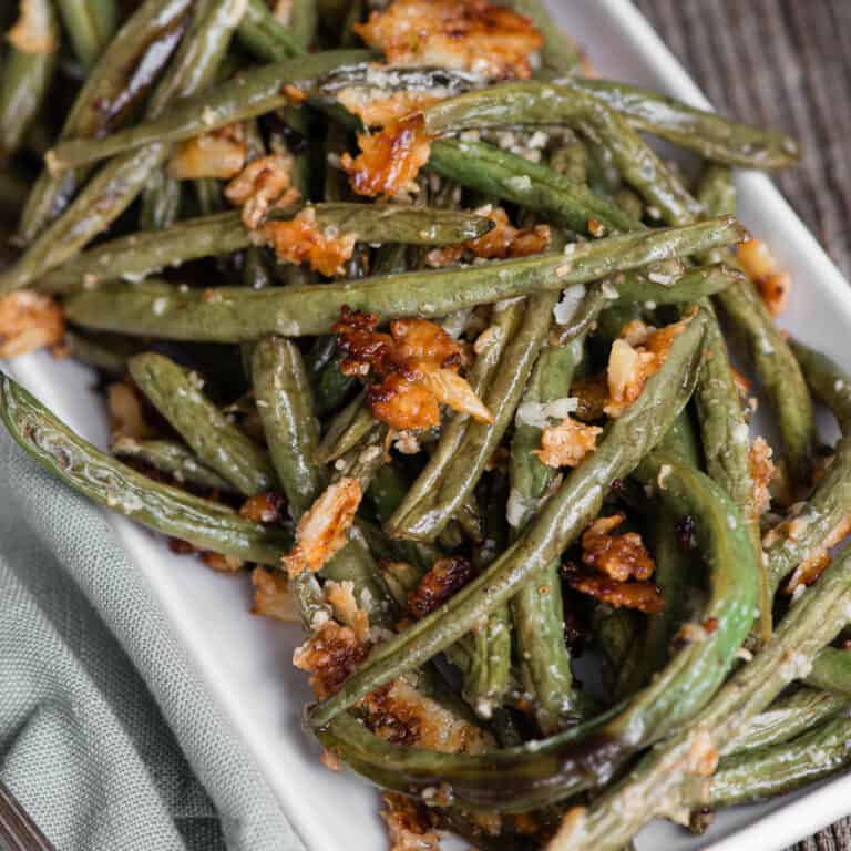 Roasted Green Beans - Self Proclaimed Foodie