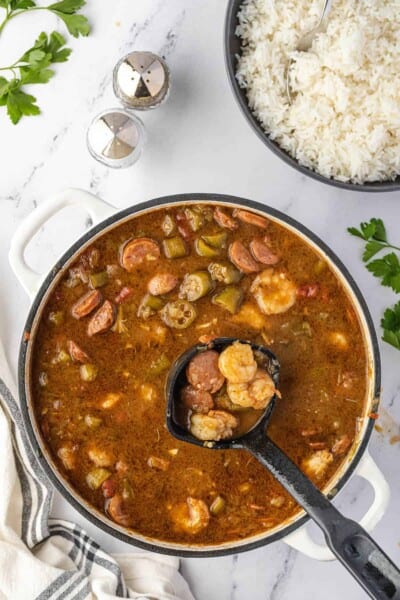 Seafood Gumbo - Self Proclaimed Foodie