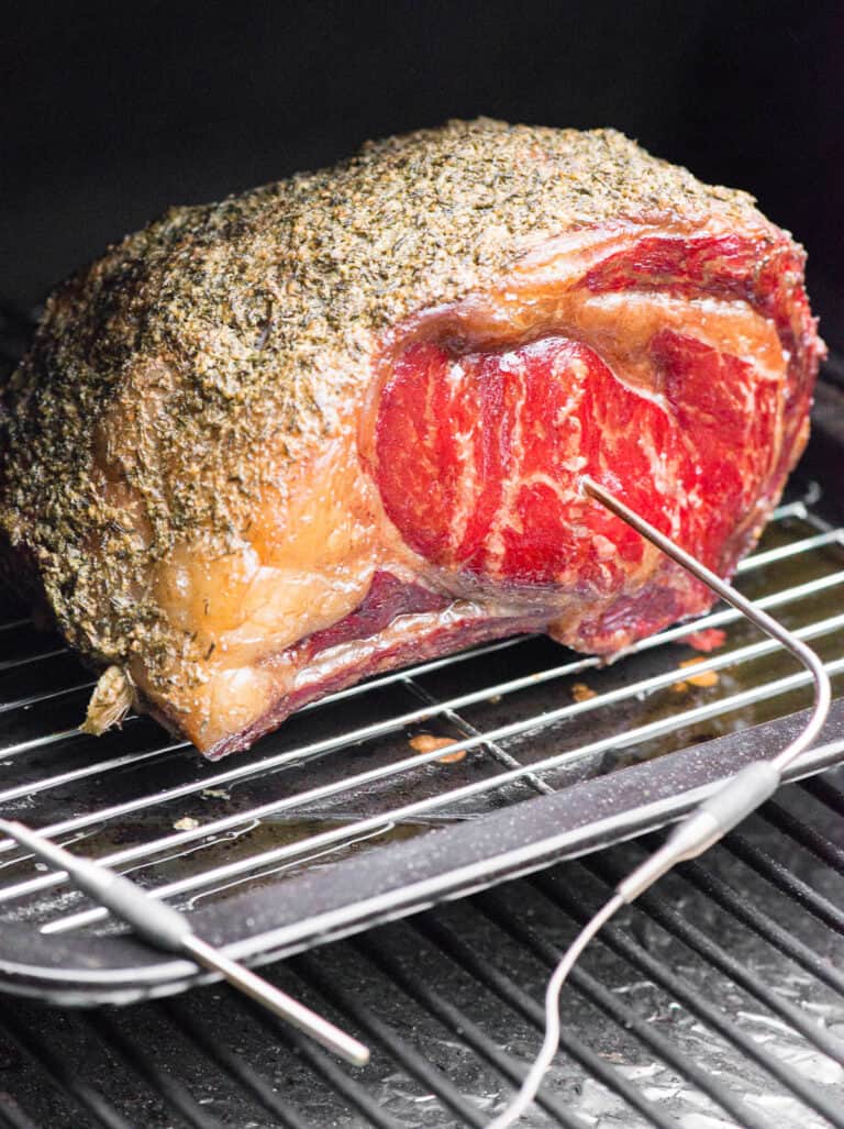 Smoked Prime Rib - Self Proclaimed Foodie