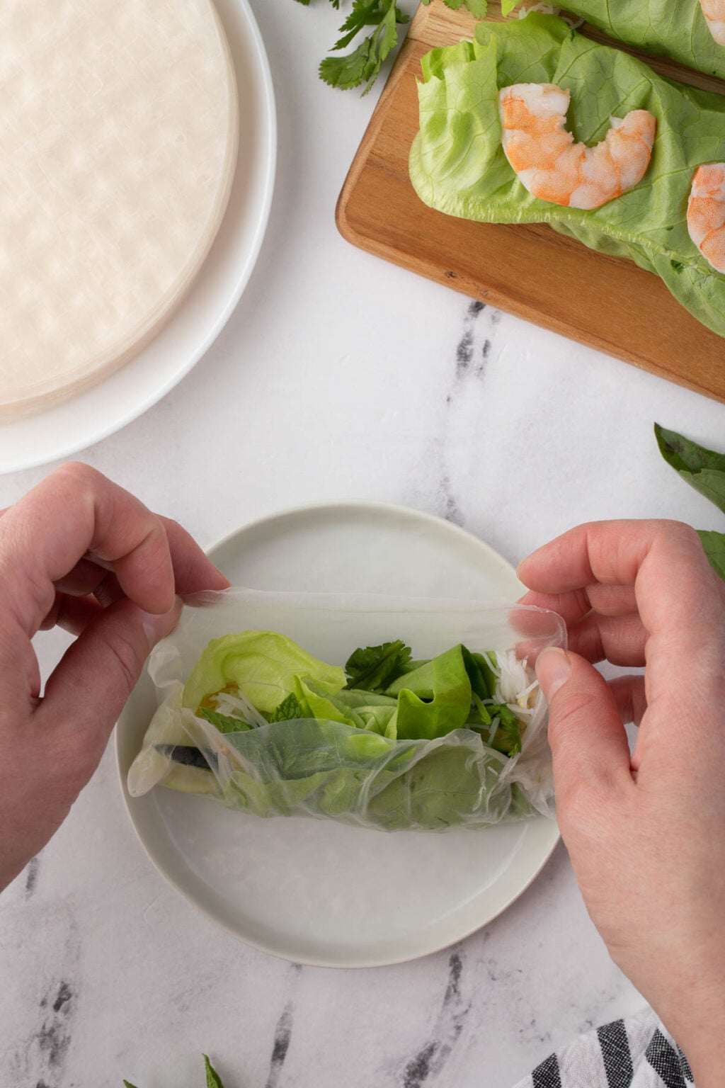 How to Make Vietnamese Summer Rolls with Peanut Sauce