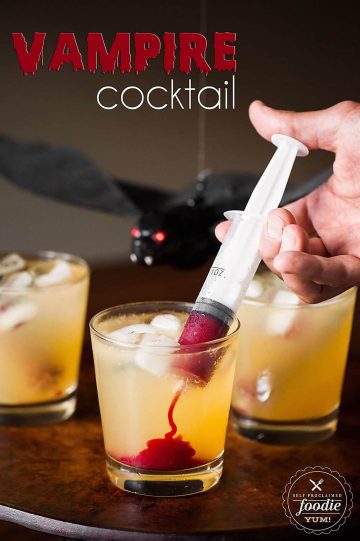 Halloween Vampire Cocktail - Self Proclaimed Foodie