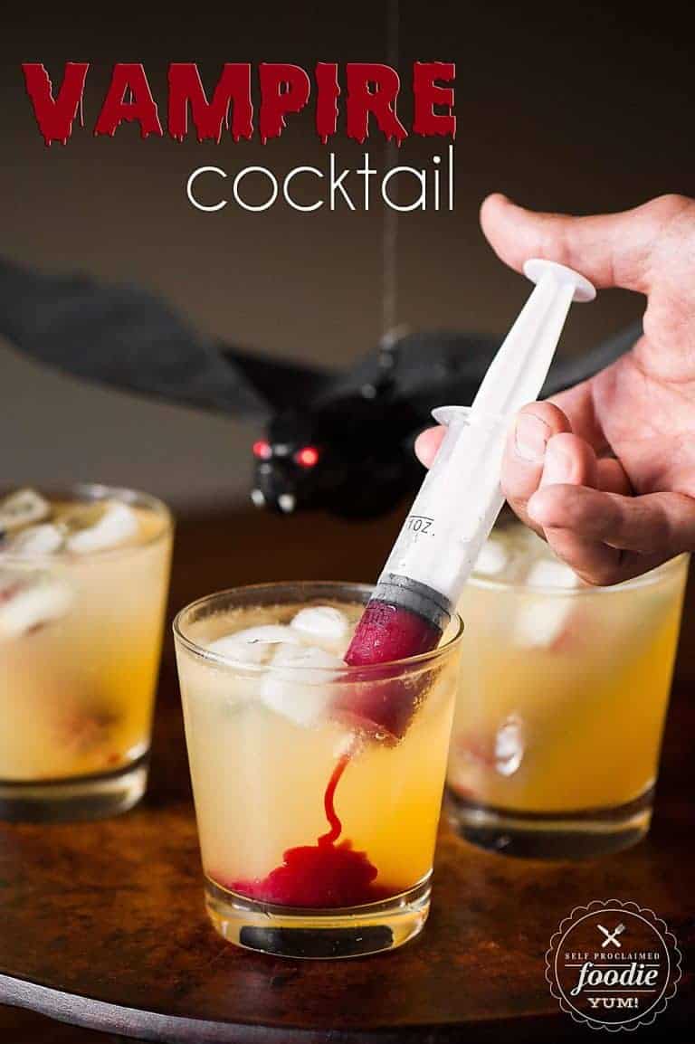 Halloween Vampire Cocktail - Self Proclaimed Foodie